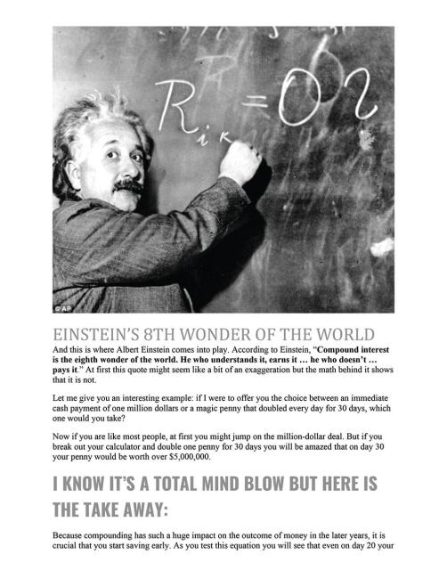 Einstein’s 8th Wonder of the World | GSI Financials
